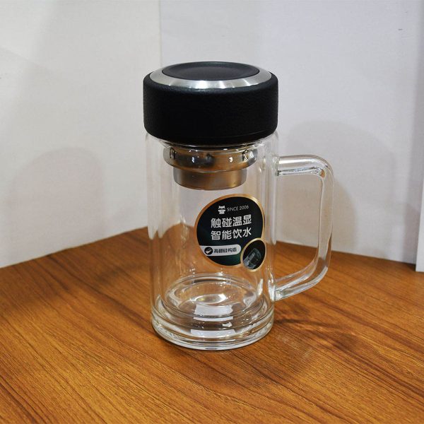 Green Tea Travel Mug infuser flask with display - your e-shop